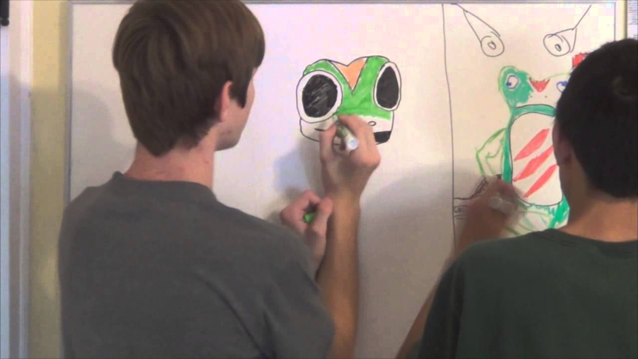 Doodle Session w/Random Parlor Part 2-Geico Gecko - YouTube
