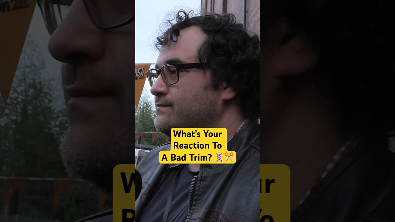 What’s Your Reaction To A Bad Trim? #uk #interview #hair - YouTube