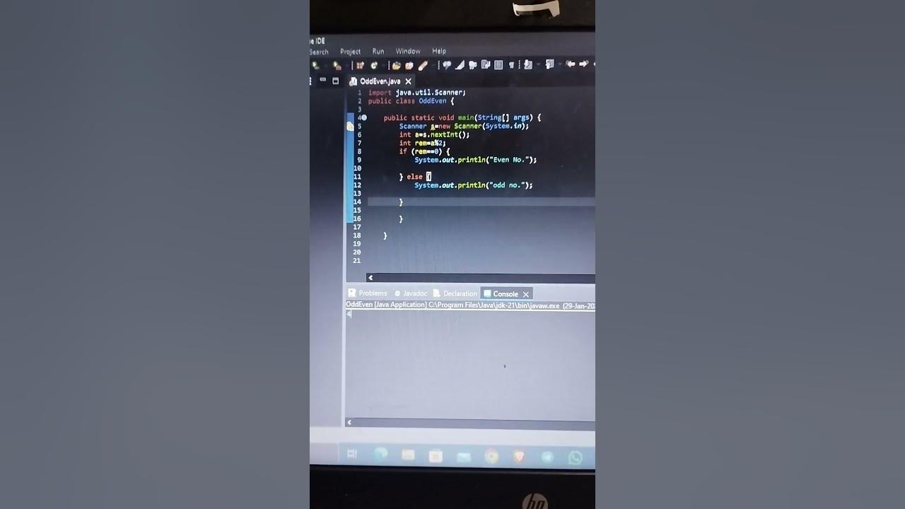 Odd Even Java Program Code Coding Gfg Programming Computer Computerscience Learncoding