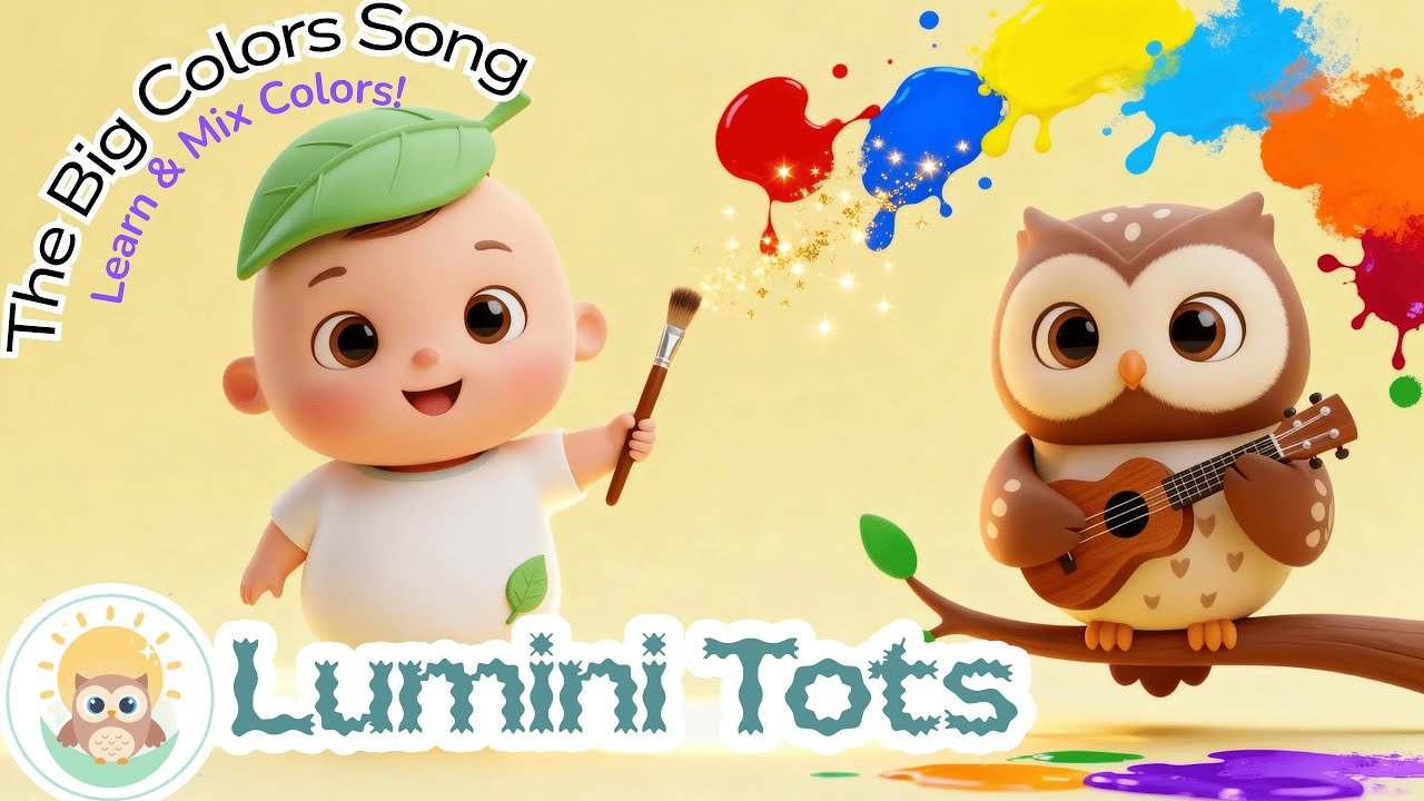 The Big Colors Song 🌈 Learn Colors for Kids & Toddlers | Lumini Tots ...