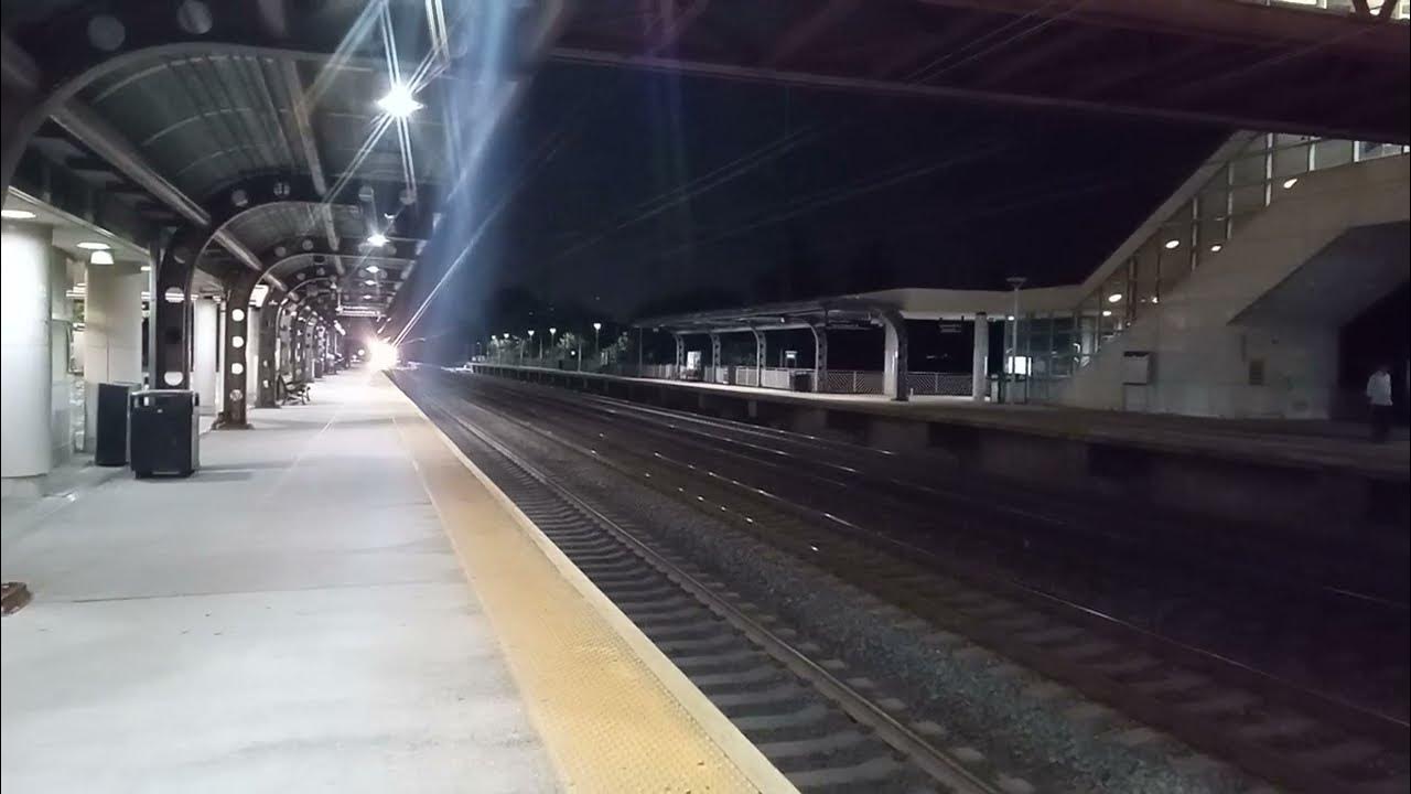 NJ Transit Deadhead Train On Opposite Track & Amtrak Northeast Regional 138 at Hamilton - YouTube