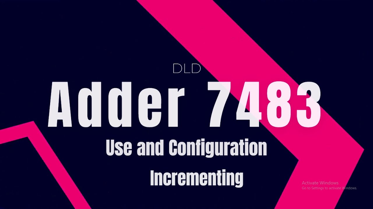 IC 7483 | Adder | Incrementor | Configuration | DLD | Mechatronics ...