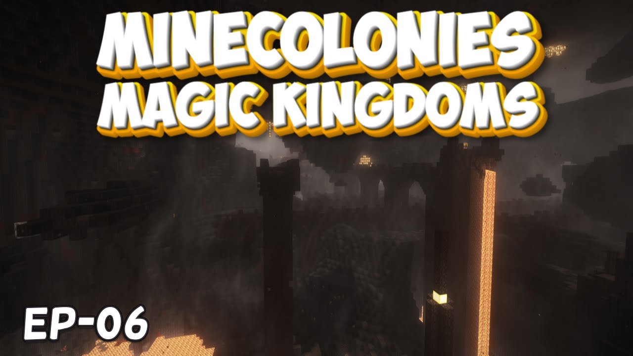 Conquering the Nether in Minecolonies Magic Kingdoms | Episode 6 - YouTube