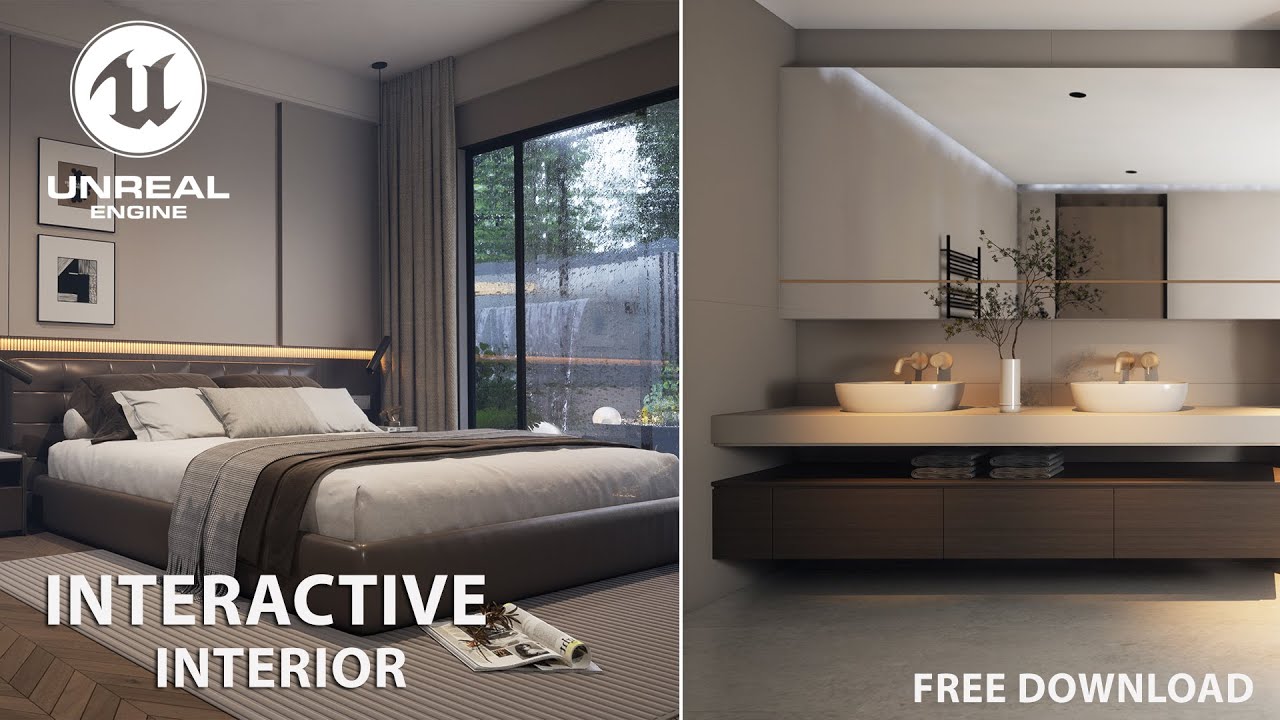 Unreal Engine Interactive Walkthrough | Free Download EXE | Architecture - YouTube