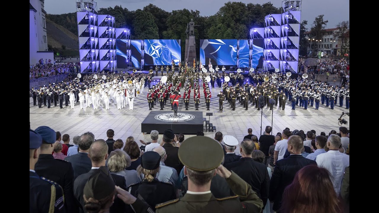 The NATO Hymn - Military Tattoo Lithuania 2022 - YouTube