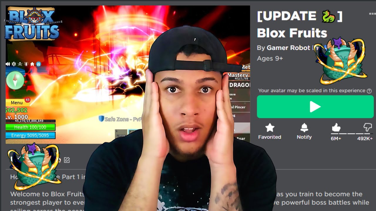 FINALMENTE NOVA ATUALIZAÇÃO DO BLOX FRUITS - YouTube