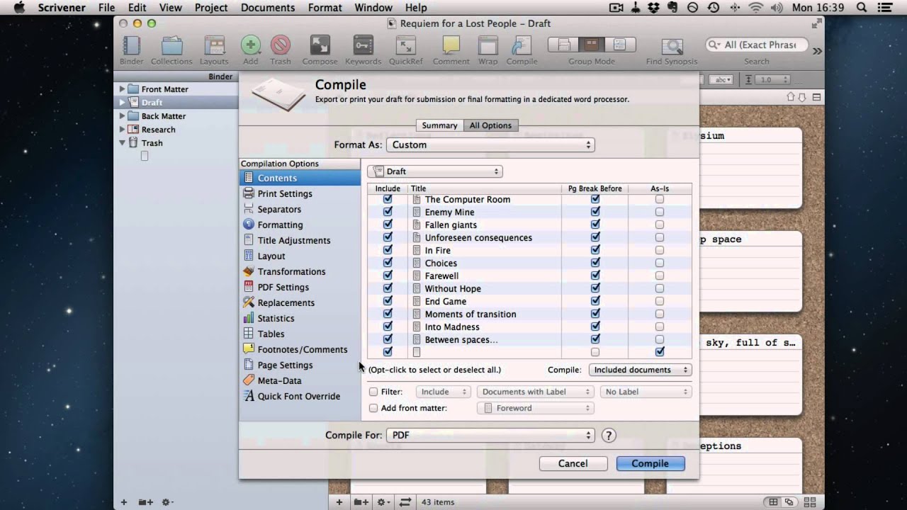 Using Scrivener to publish work to Amazon CreateSpace - YouTube