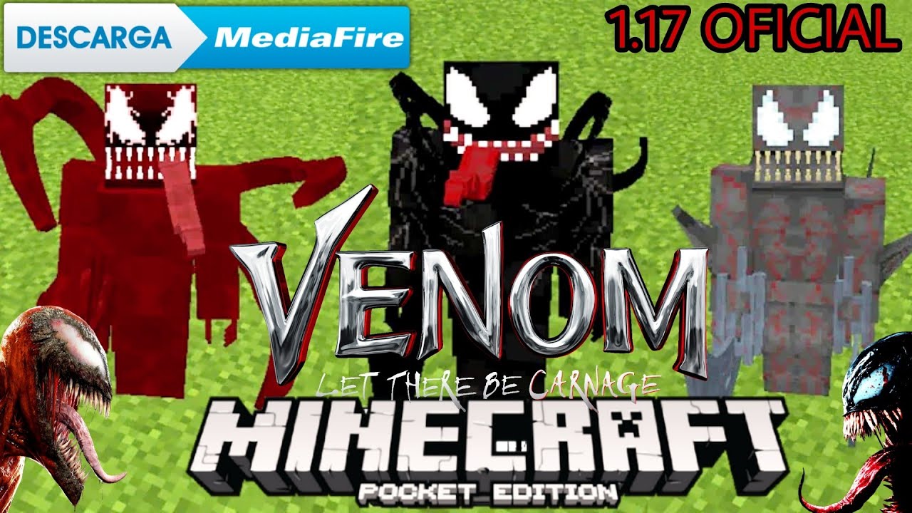 Symbiotes Universe Addon MCPE 1.17+ [Venom Carnage Riot] | Mod Marvel ...