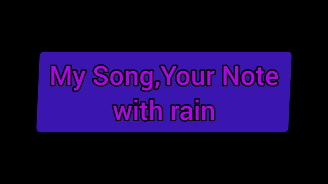 DDLC Plus - My Song, Your Note with rain - YouTube