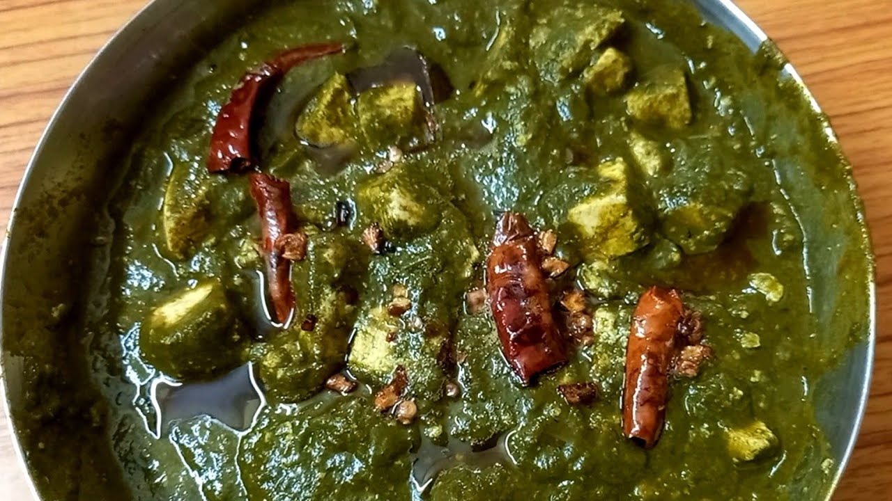 Palak paneer Recpie ll Lasooni Palak paneer ll Nilam Singh - YouTube