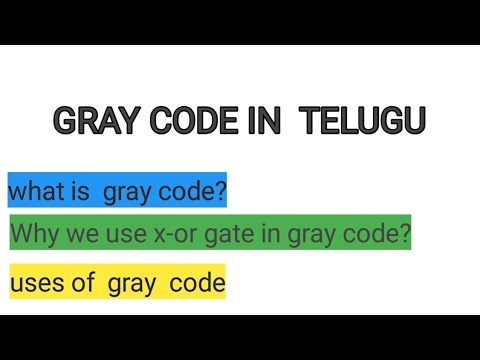 Gray code in telugu - YouTube