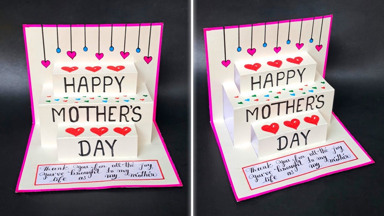 DIY Mother's Day Pop Up Card 💖 | Mother's Day Greeting Card | Handmade ...