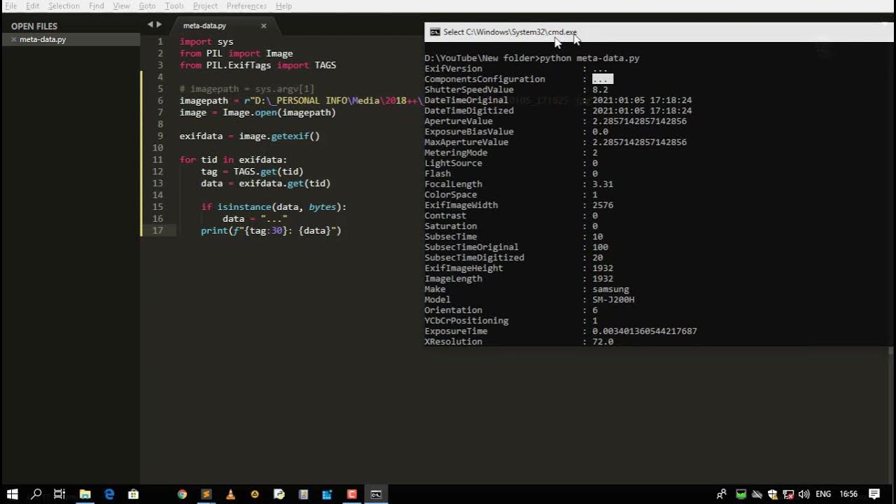 How To Extract Image Metadata In Python - YouTube