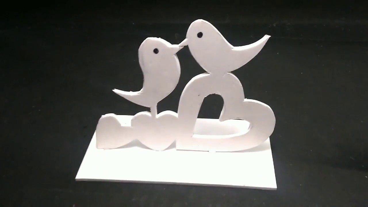 beautiful bird | Foam bord design | foam core model making | foamcore ...