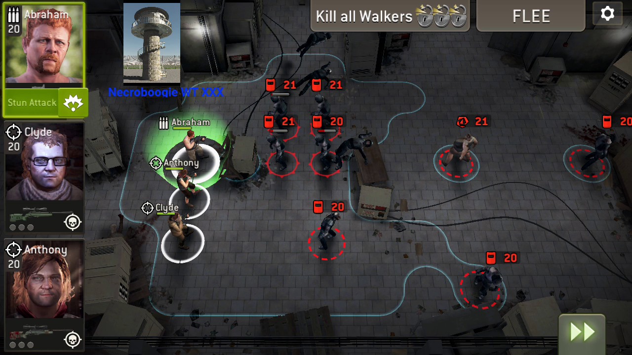 AMC TWD NML: The Heavies - Armored Compound lvl 21 2/3 - YouTube