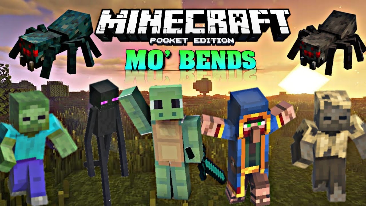 MO' BENDS MEJORES ANIMACIONES para MINECRAFT PE, BEDROCK 1.17, 1.18 ...