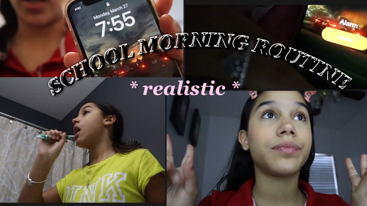 SCHOOL MORNING ROUTINE ! || introducing myself 🙋‍♀️ - YouTube