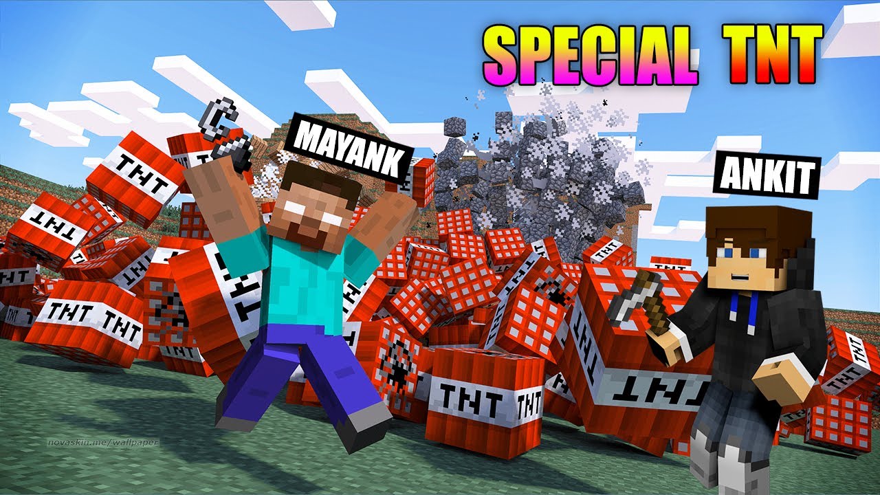 WE FOUND SECRET SCIENTIST IN MY VILLAGE | MINECRAFT BUT POWERFUL TNT ...