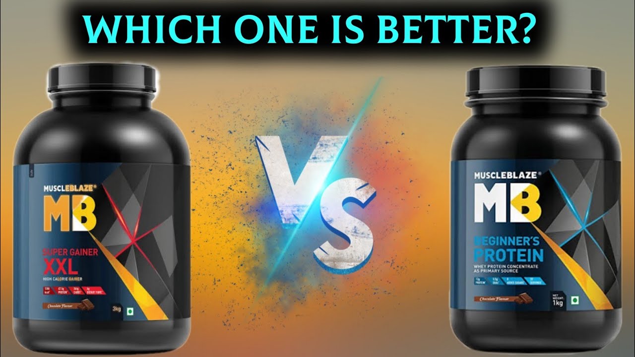 MB Super Gainer XXL VS MB Beginner's Protein | Which one is better ...