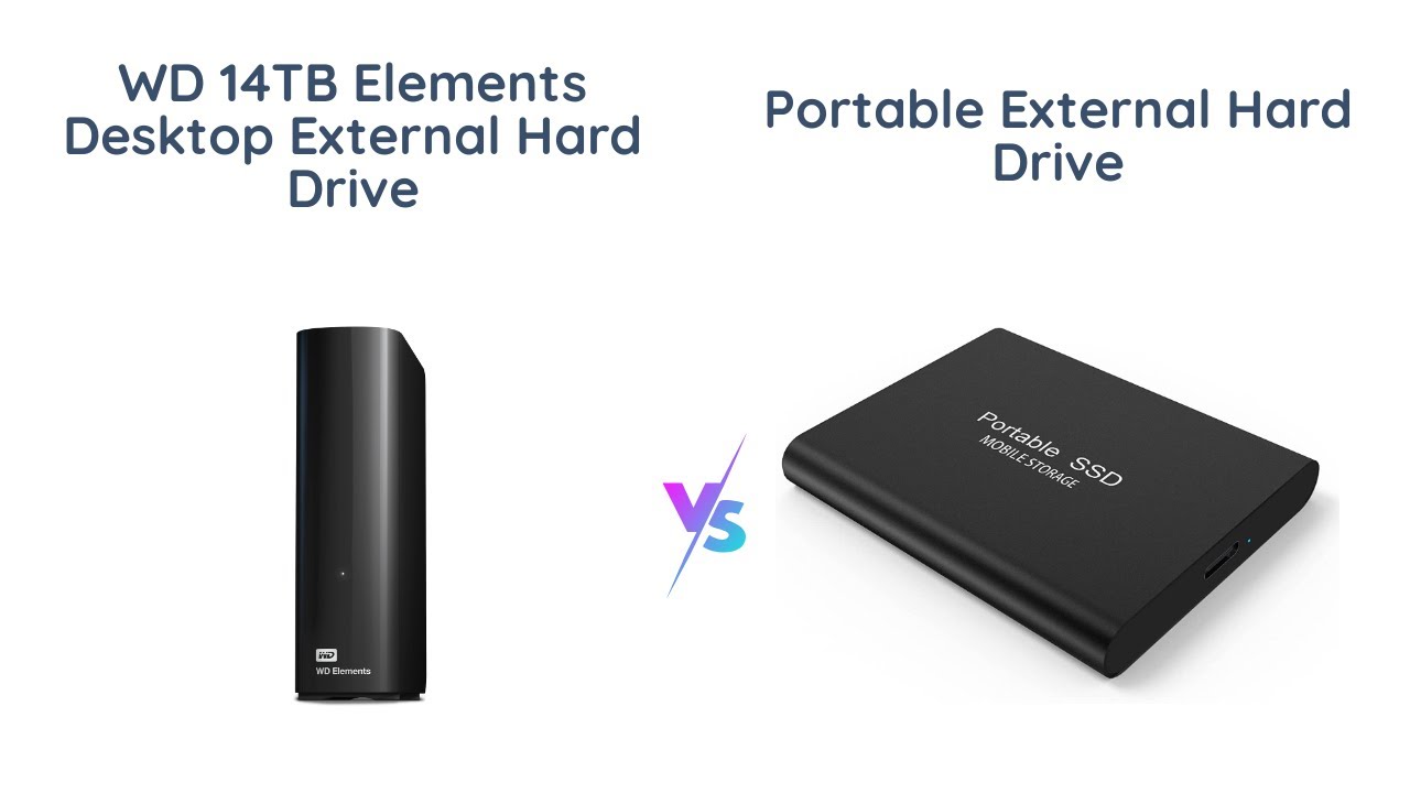 2TB SSD vs 14TB HDD External Hard Drive Comparison - YouTube