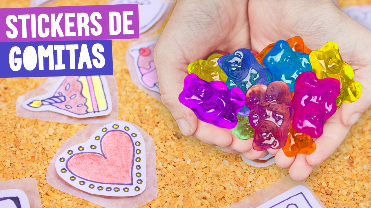 COMO HACER STICKERS CON GOMITAS / GOMINOLAS - Truco Raro - Semana ...