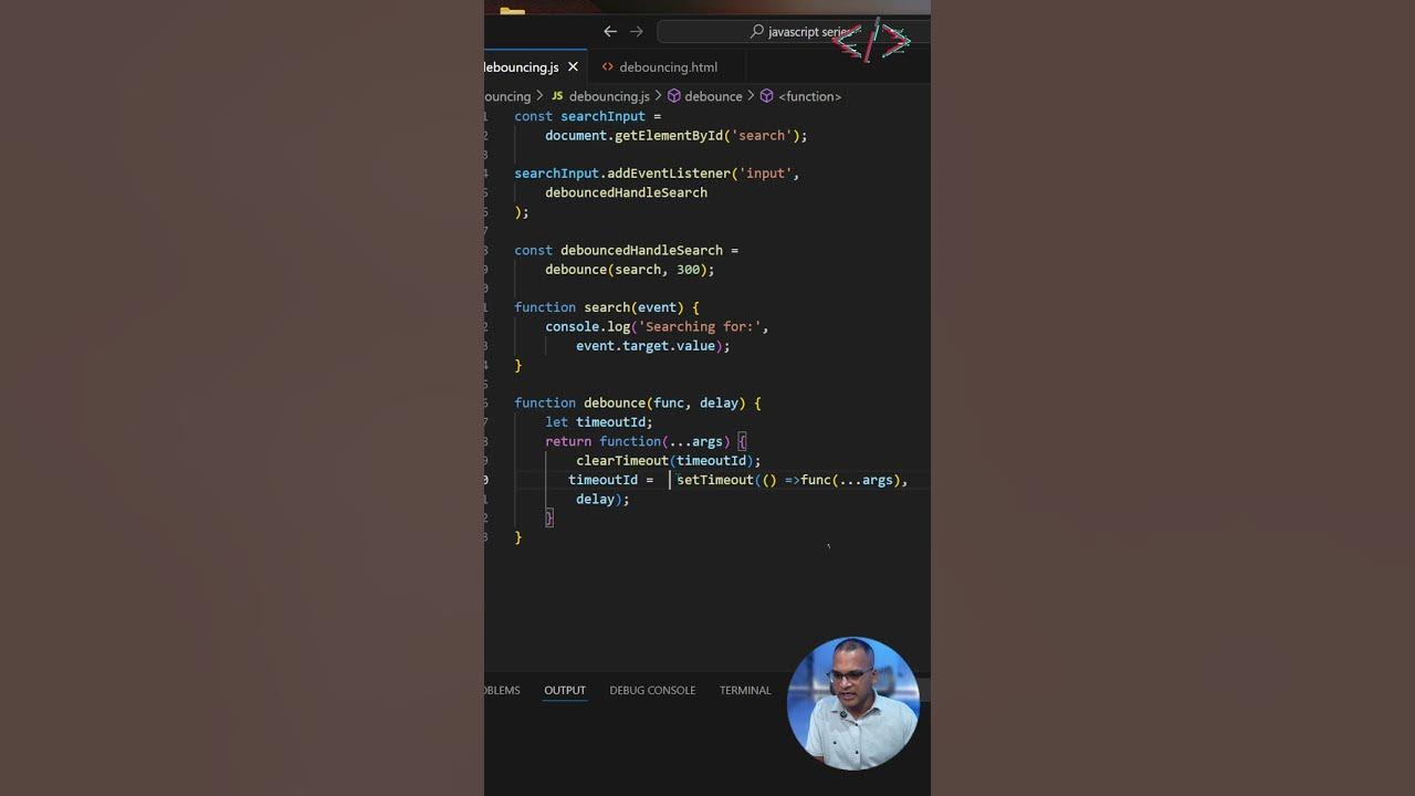🚀 Debouncing In Js Interview Challenge 🕒 Coding Codewithkg Frontendinterview Youtube
