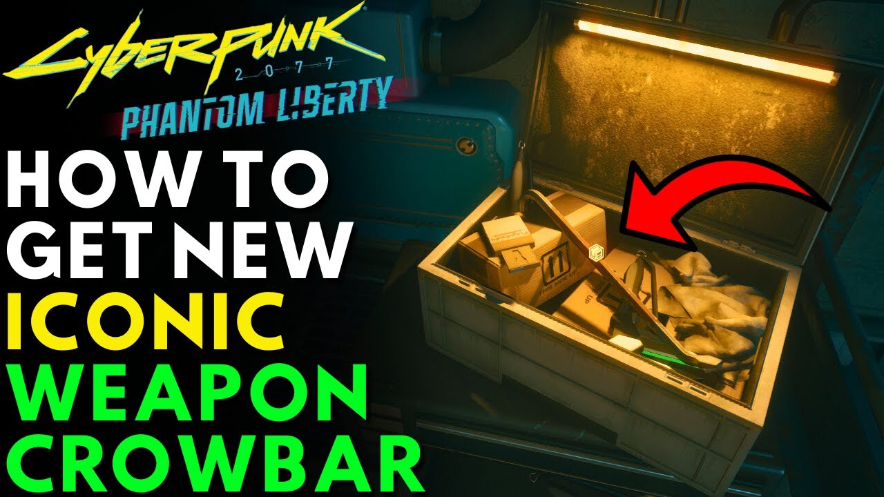 How To Get The NEW ICONIC Weapon CROWBAR In Cyberpunk 2077 Phantom ...