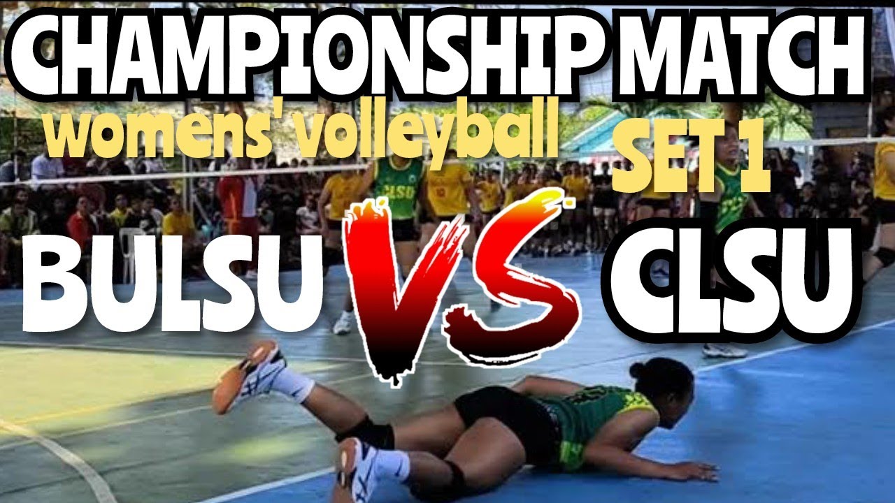 scuaa III WOMENS' VOLLEYBALL CHAMPIONSHIP MATCH | BULSU VS CLSU | SET 1 ...