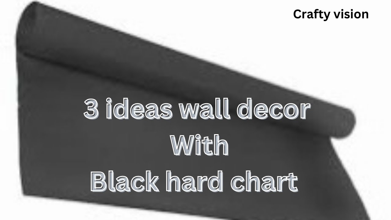 DIY Home Decor Ideas with Black Hard Chart: 3 Easy Projects for Any ...
