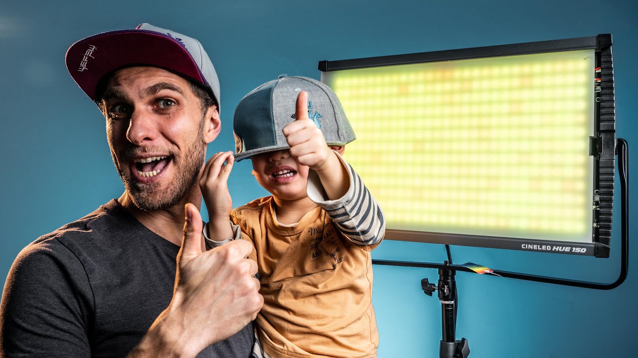 Are Panel lights any good? Cinelight CineLED HUE 150 for video and ...