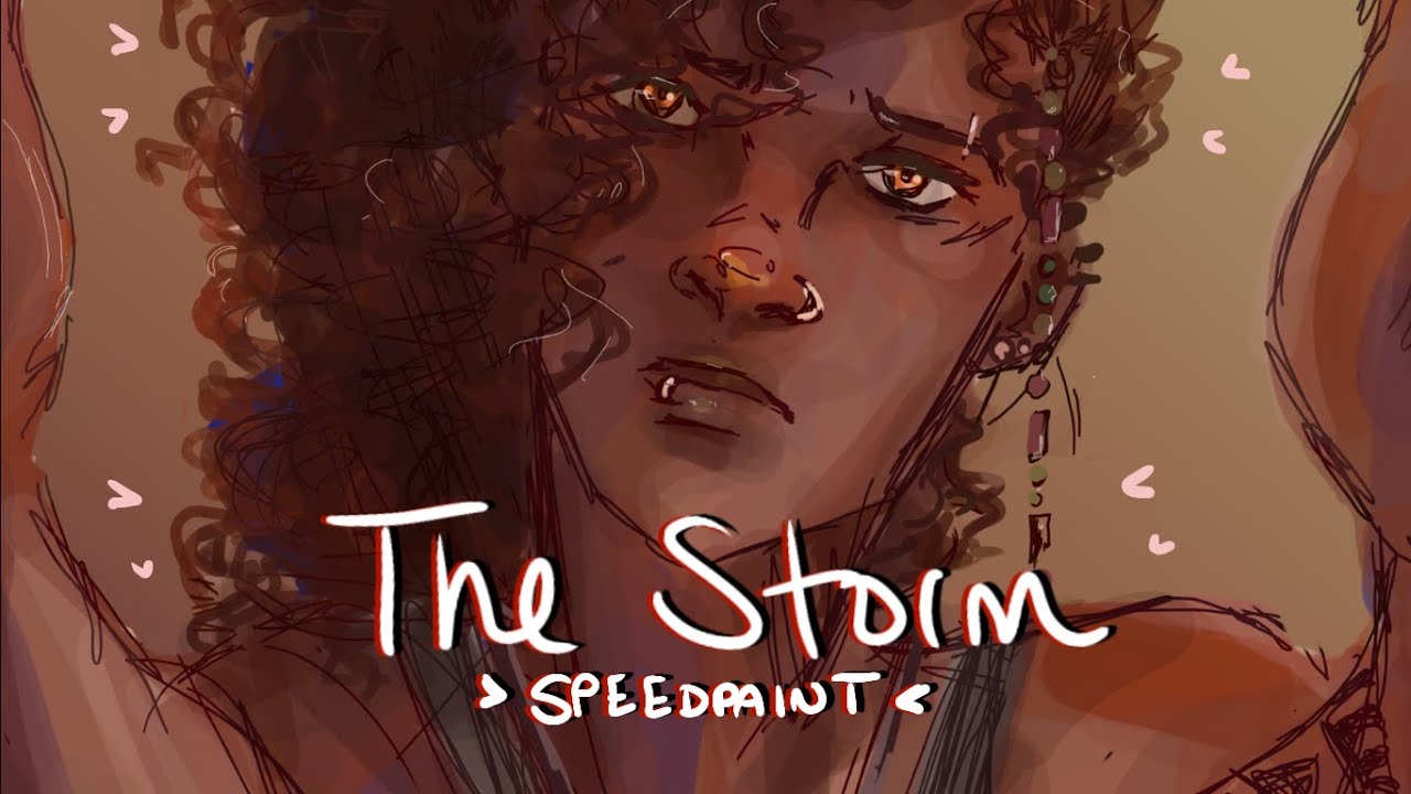 The Storm - OC speedpaint - YouTube