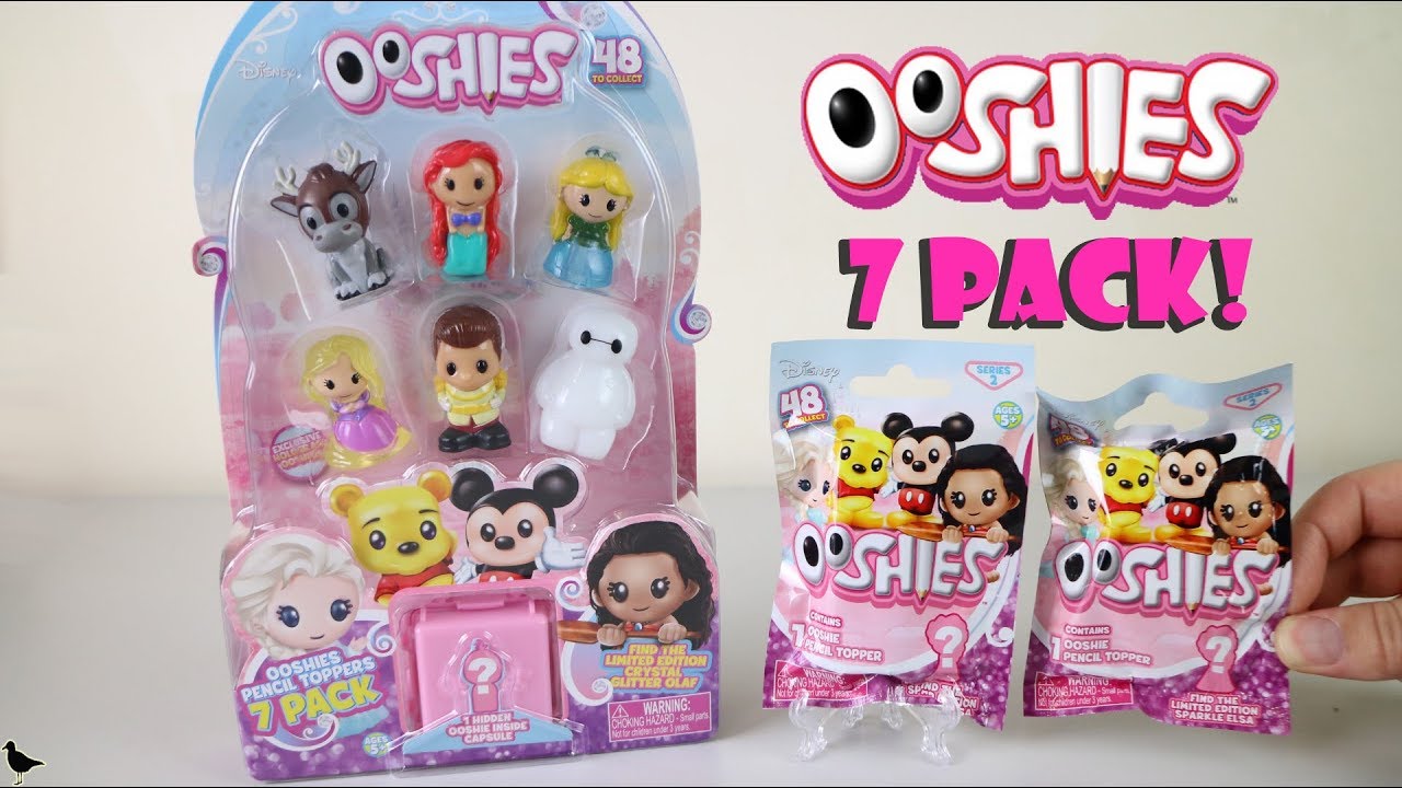 Series 2 Disney Ooshies 7 Pack Opening + Blind Bags! | Birdew Reviews ...
