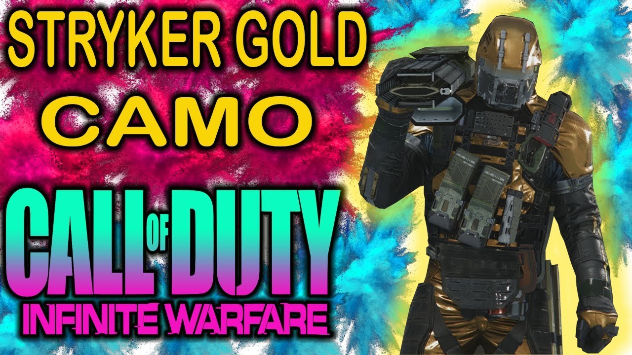 STRYKER GOLD CAMO UNLOCKED! Reaver Toro Gameplay (COD Infinite Warfare ...