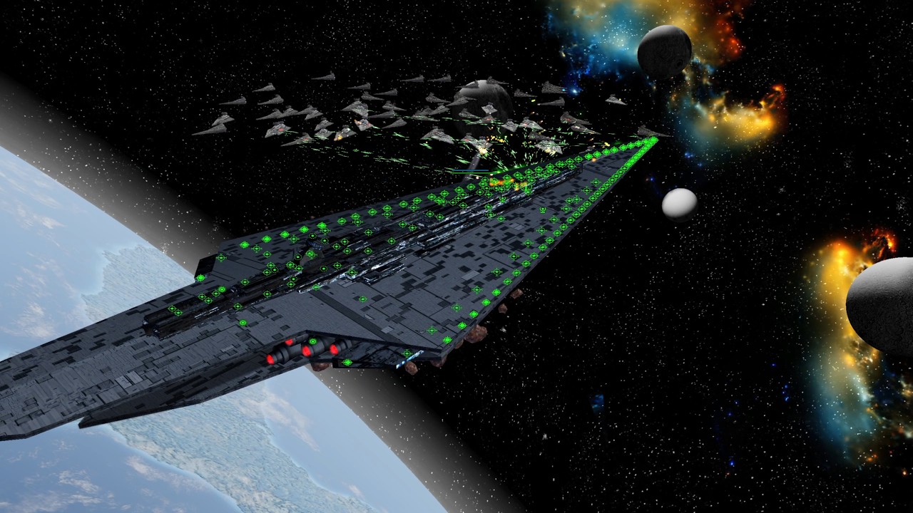 Star Wars Design Evolution: Executor II v3 & v4 in Galactic Combat ...