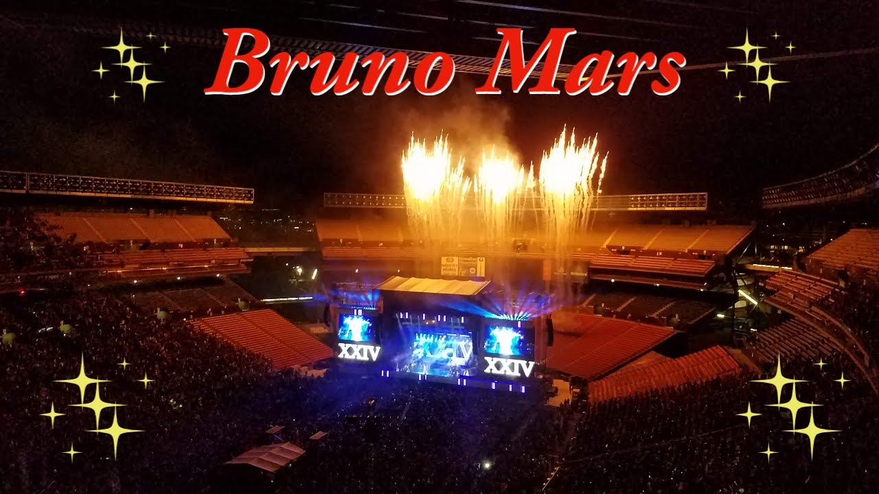 Bruno Mars "Locked Out Of Heaven" Fireworks - 24K Magic World Tour ...