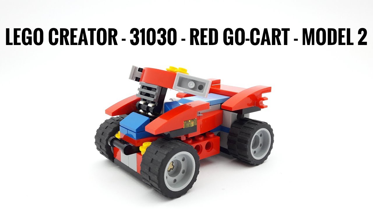Lego CREATOR - 31030 - Red Go-Cart - model 2 - YouTube