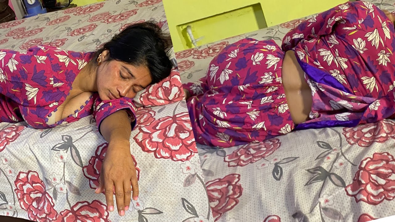 Desi Village Aunty Sleeping On Bed Different Style Vlog | Pakistani Village Aunty Daily Routine ...