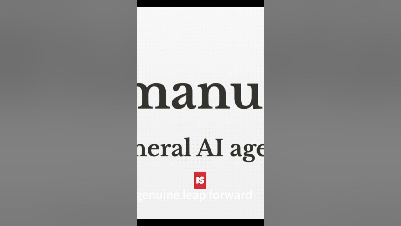 Exploring Autonomous AI Agent The Rise of Manus - YouTube