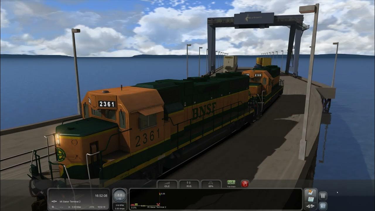 Train Simulator Classic - [EMD GP38-2] - Yard Work (Everett-Mukilteo) Part 2 - 4K UHD - YouTube