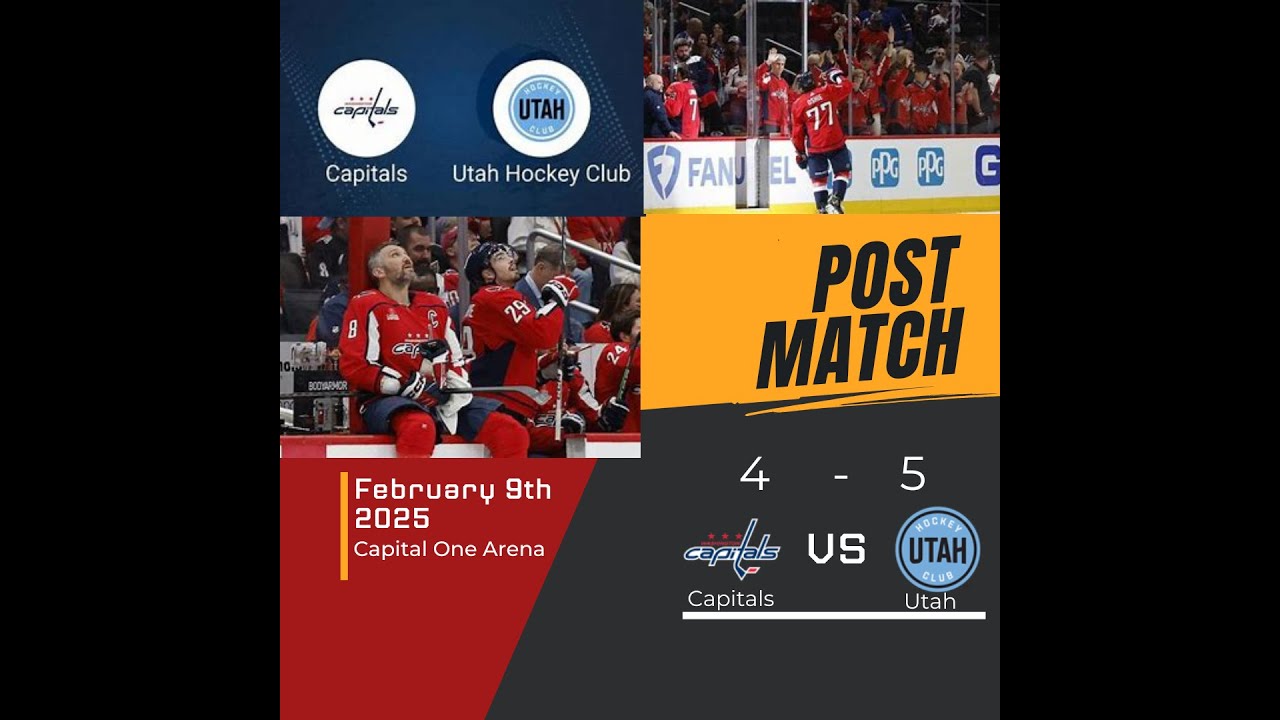Washington Capitals Vs Utah Hockey Club Post Game Interviews - YouTube