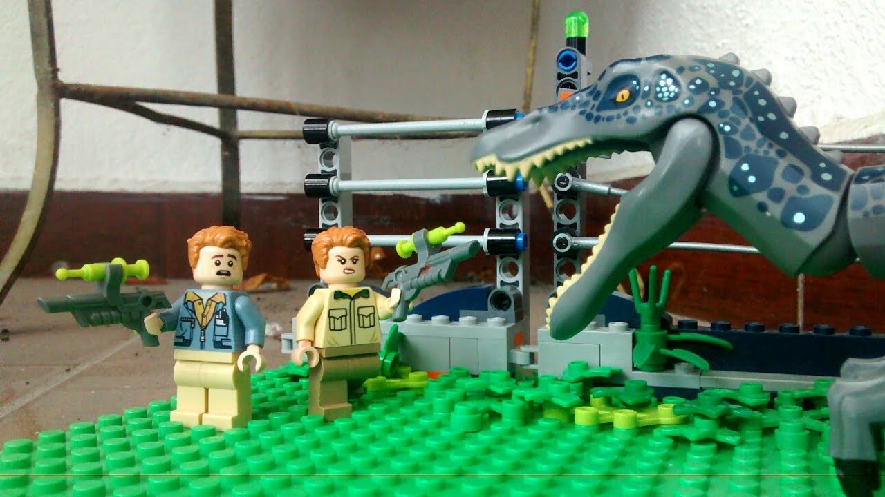 Baryonyx and the Hunters | Lego Jurassic World Moc | Jurassic World ...