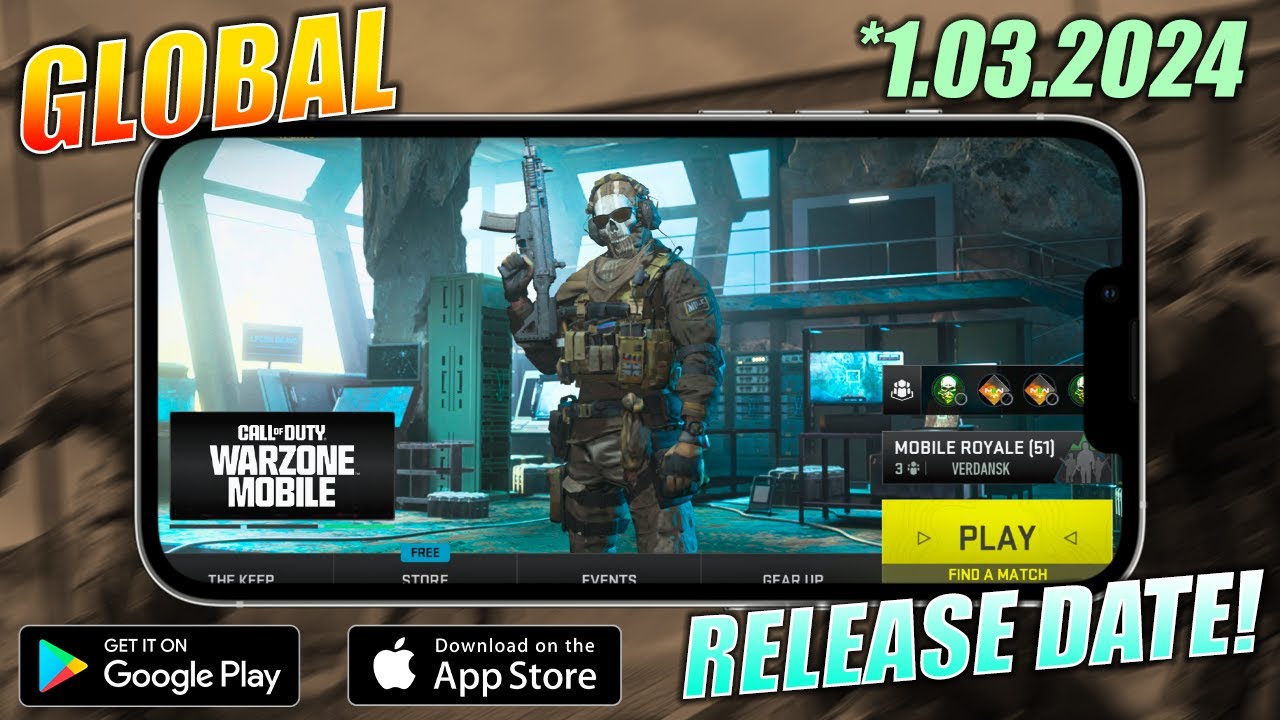 COD WARZONE MOBILE GLOBAL OFFICIAL RELEASE DATE IS HERE || NO MORE VPN ...