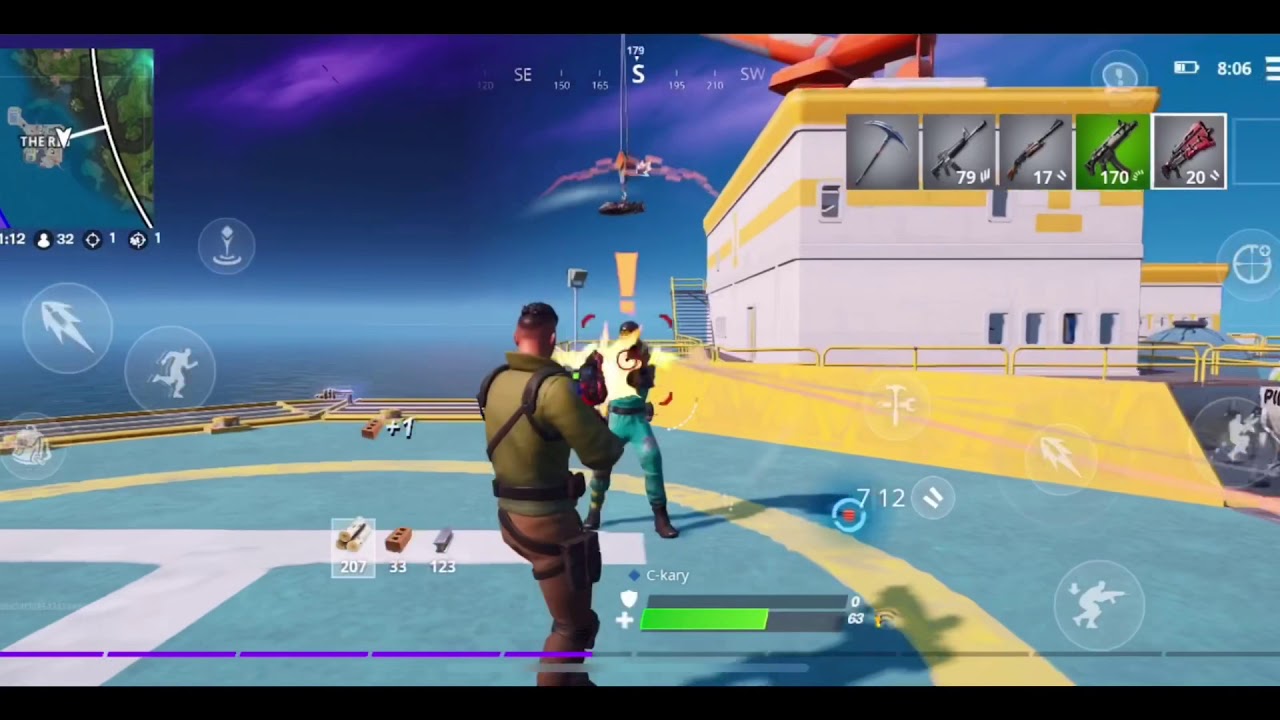 Fortnite: chapter 2,season 2 // first mobile gameplay - YouTube