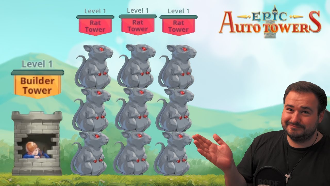 MALICIOUS RAT TOWER + BUILDER - Epic Auto Towers - YouTube