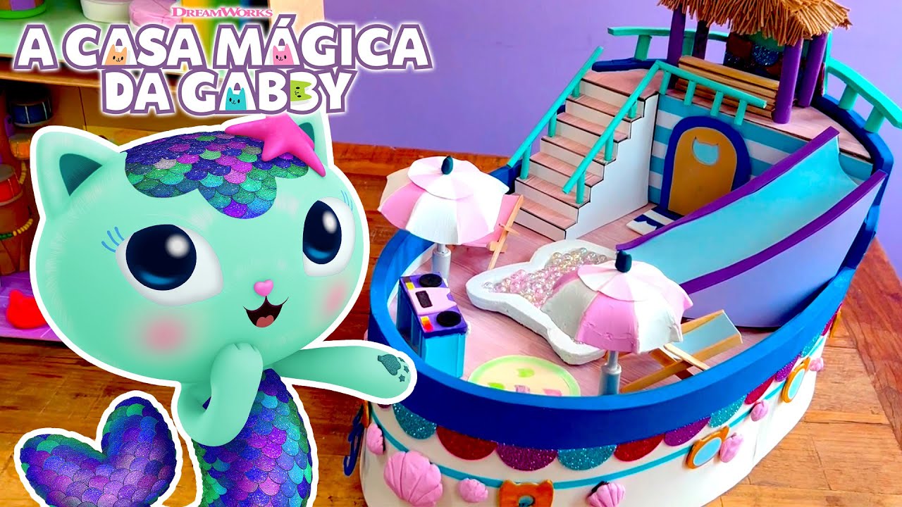 Como criar um mini navio cruzeiro da Sereiata! | A CASA MÁGICA DA GABBY ...
