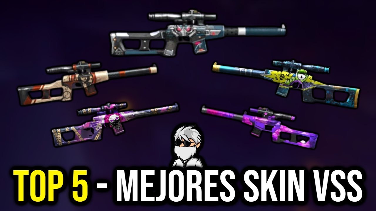 TOP 5 - MEJORES SKIN DE LA VSS | FREE FIRE TOPS | SHADOWGAMES - YouTube