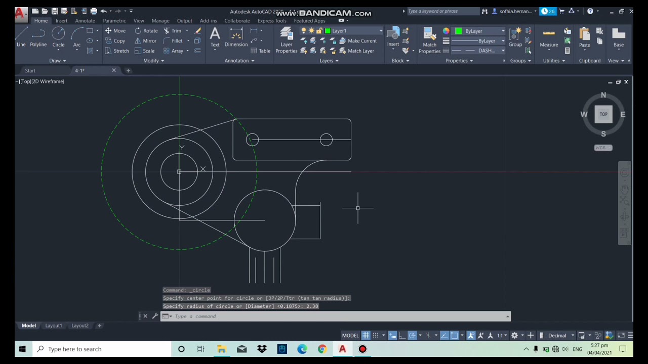 AutoCAD - Power Feed Bracket - YouTube
