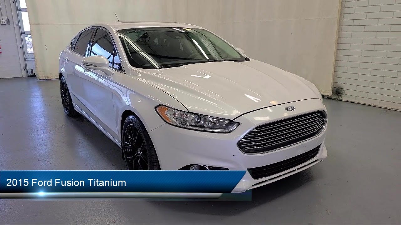 2015 Ford Fusion Titanium Akron Canton Cleveland Medina Kent - YouTube