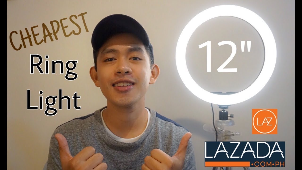 MY NEW RING LIGHT | Unboxing & Review of the CHEAPEST 12" LED RING ...