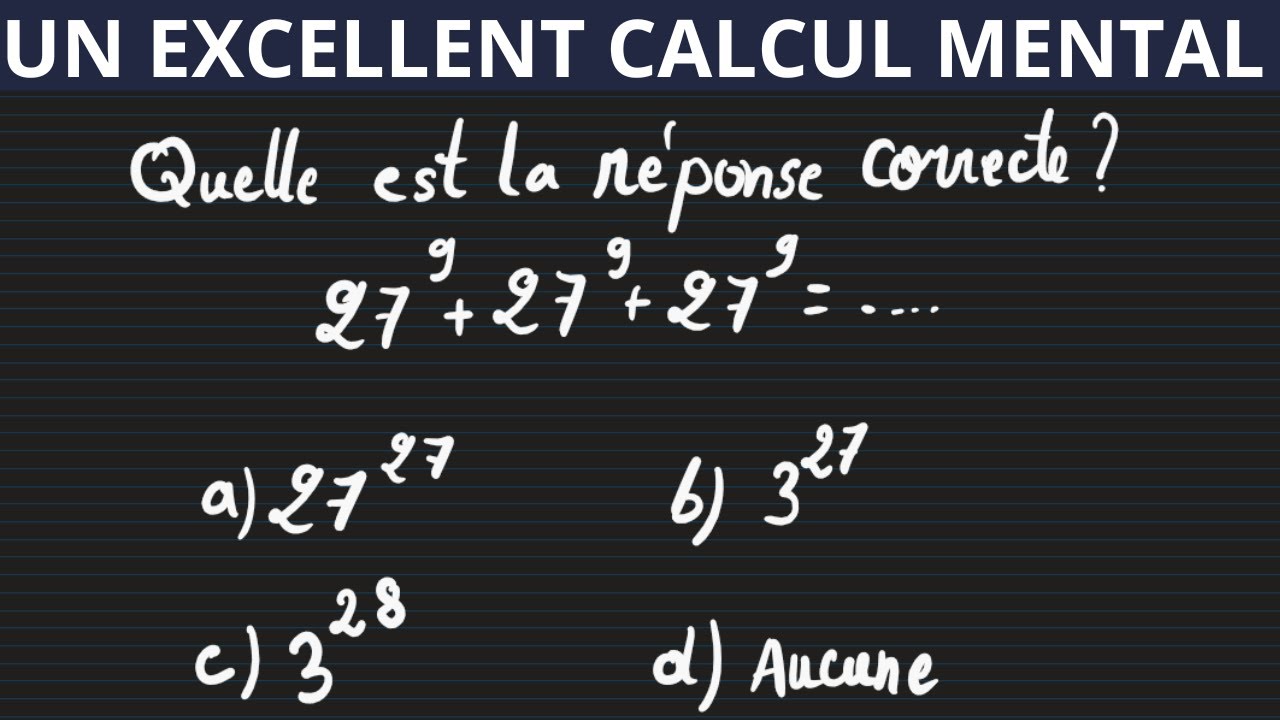 UN CALCUL MENTAL EXCEPTIONNEL : AMÉLIOREZ VOS COMPÉTENCES EN CALCUL ...